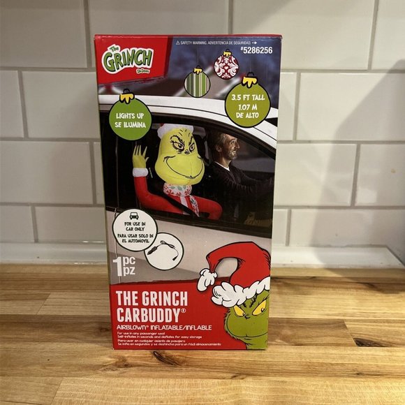 Gemmy | Holiday | The Grinch Car Buddy Inflatable 35 Ft Tall Gemmy Dr ...